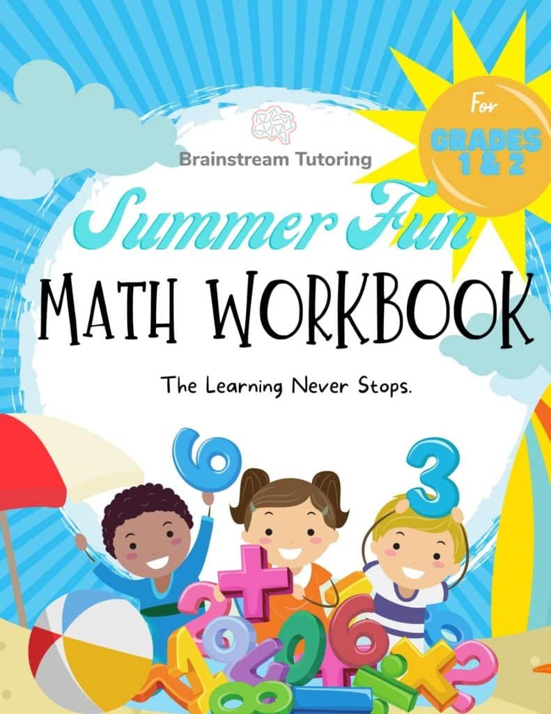 Summer Fun Math Workbook | Grades 1 & 2 - Brainstreamhelp